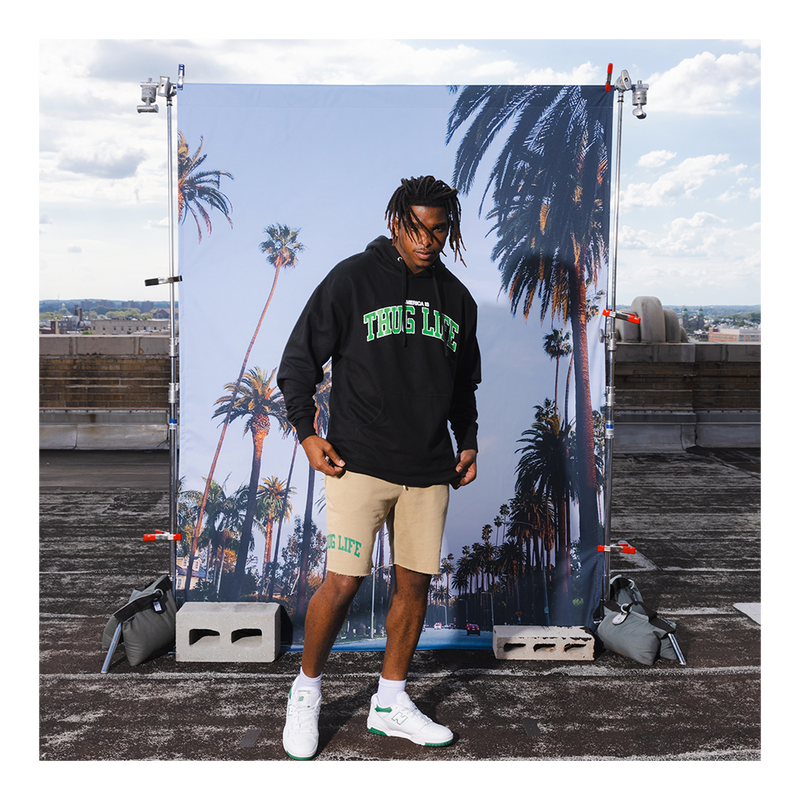 Thug Life Black Hoodie - 2PAC Official Store