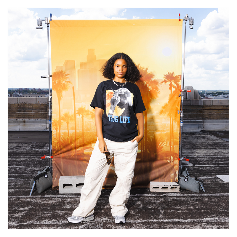 Thug Life Black T-Shirt - 2PAC Official Store