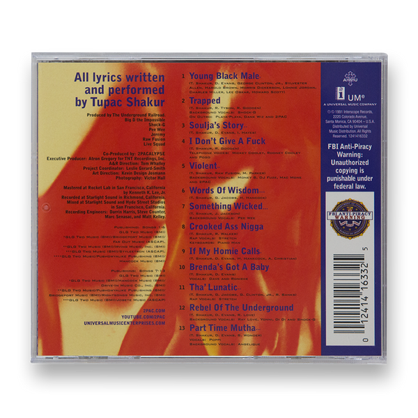 2Pacalypse Now CD - 2PAC Official Store