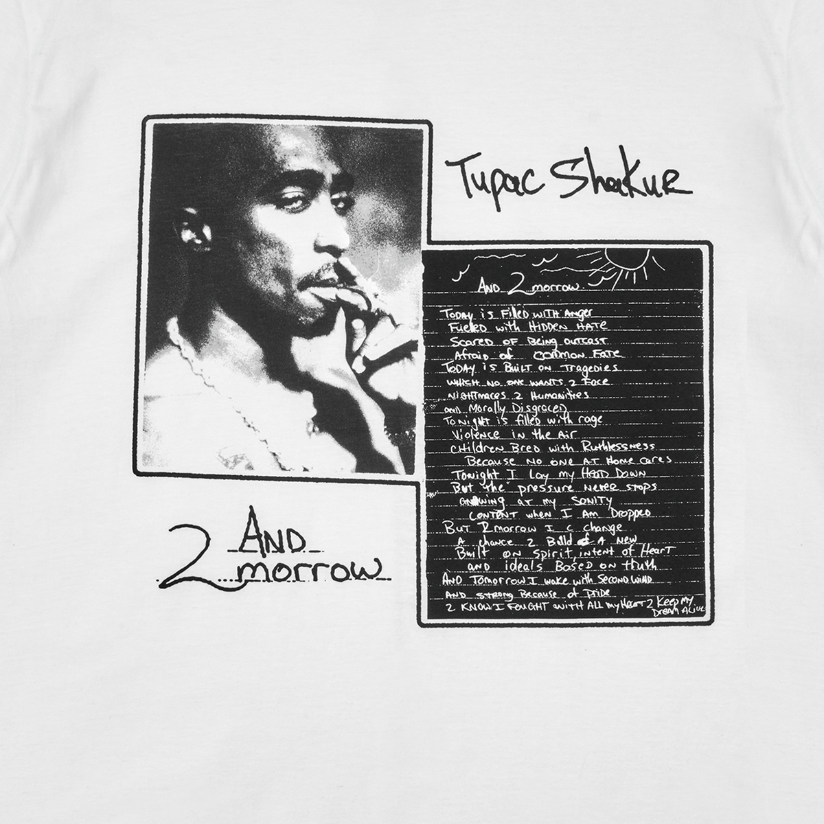 And 2Morrow T-Shirt - 2PAC Official Store